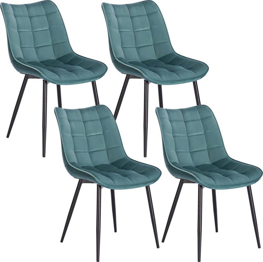 Eetkamerstoel Set van 4 Eetkamerstoelen Set 4 Stuks Stoelen Set van 4 ...