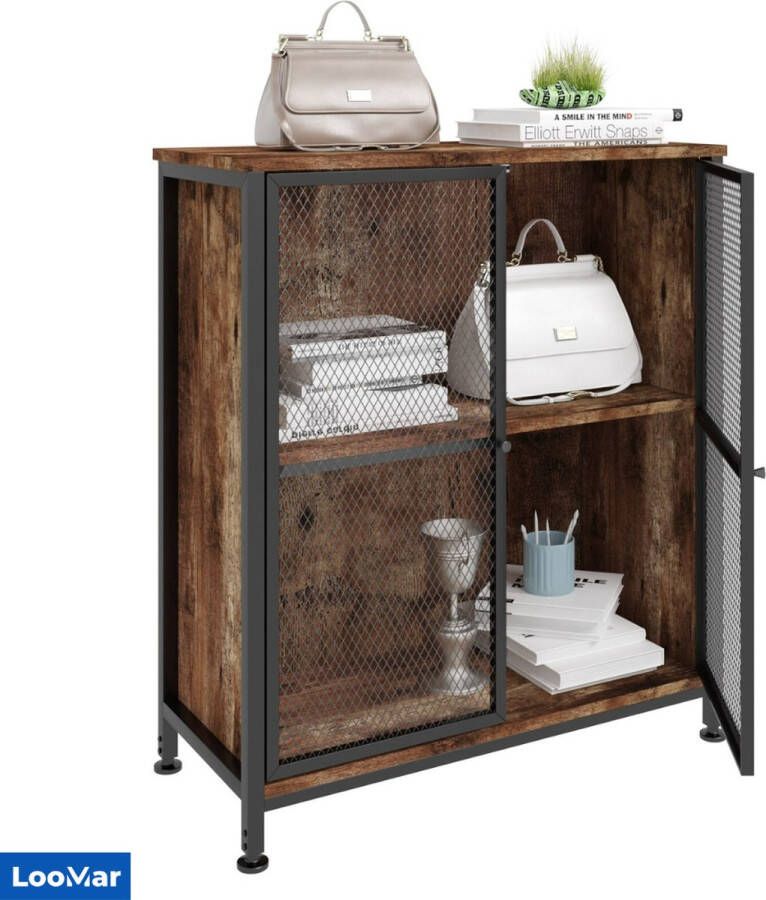 LooMar Woonkamer kast dressoir Opbergkast met deuren Wandkast Hal kast ...