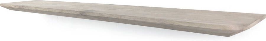 Tuinexpress.nl Zwevende wandplank eiken met verjongde kant 60 x 20 cm ...